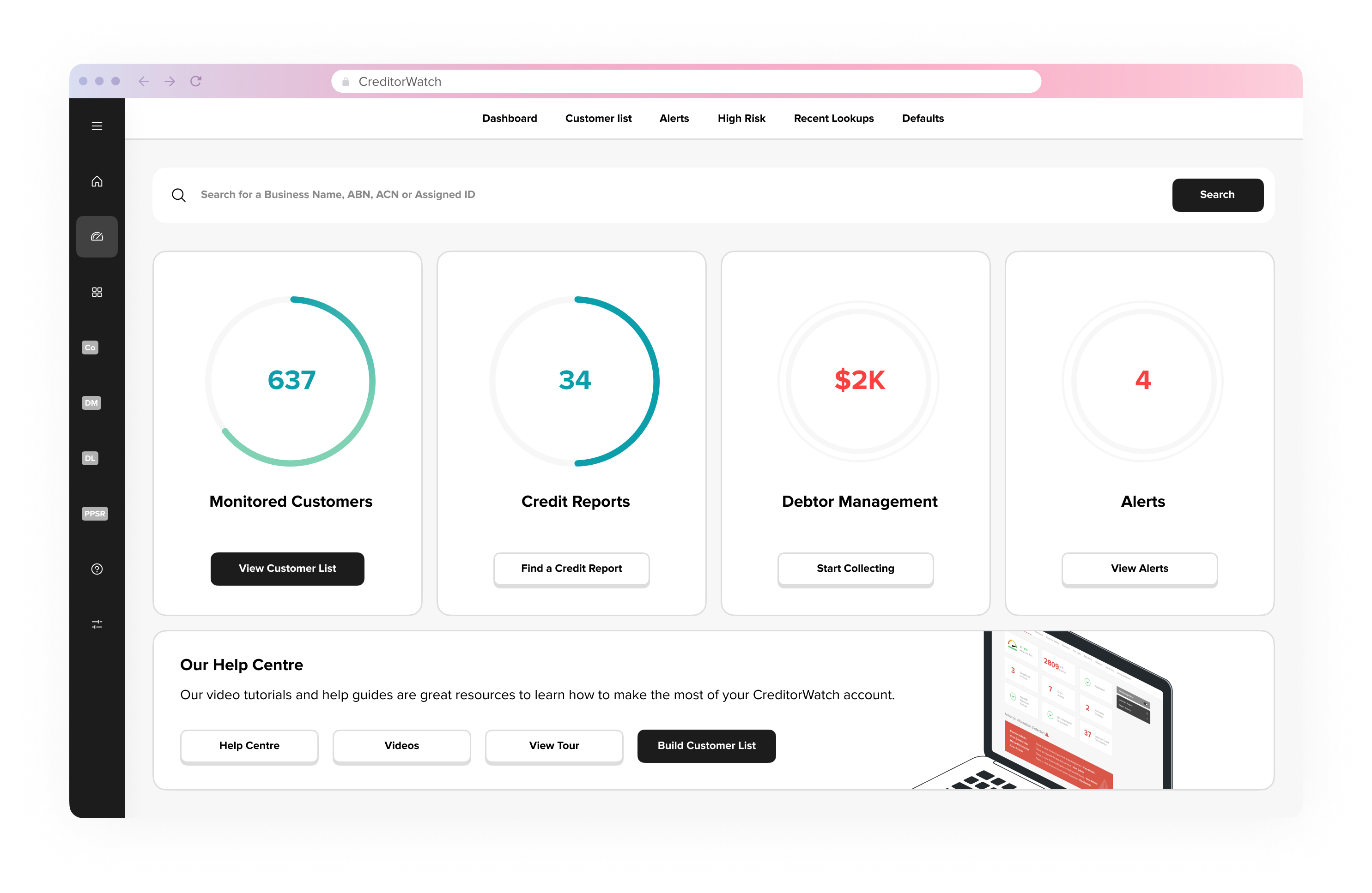 Demo | CreditorWatch